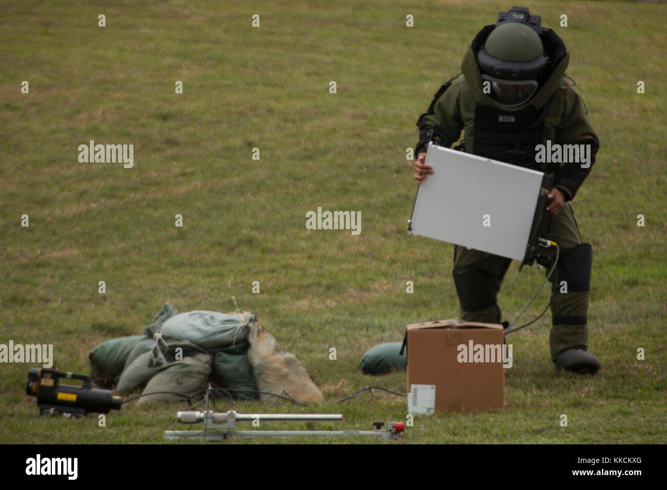 Staff Sgt. Joshua Martinez, an explosive ordnance disposal technician ...