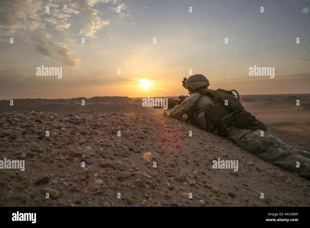 U.S. 5TH FLEET AREA OF OPERATIONS (Nov. 21, 2017) – A Marine with ...
