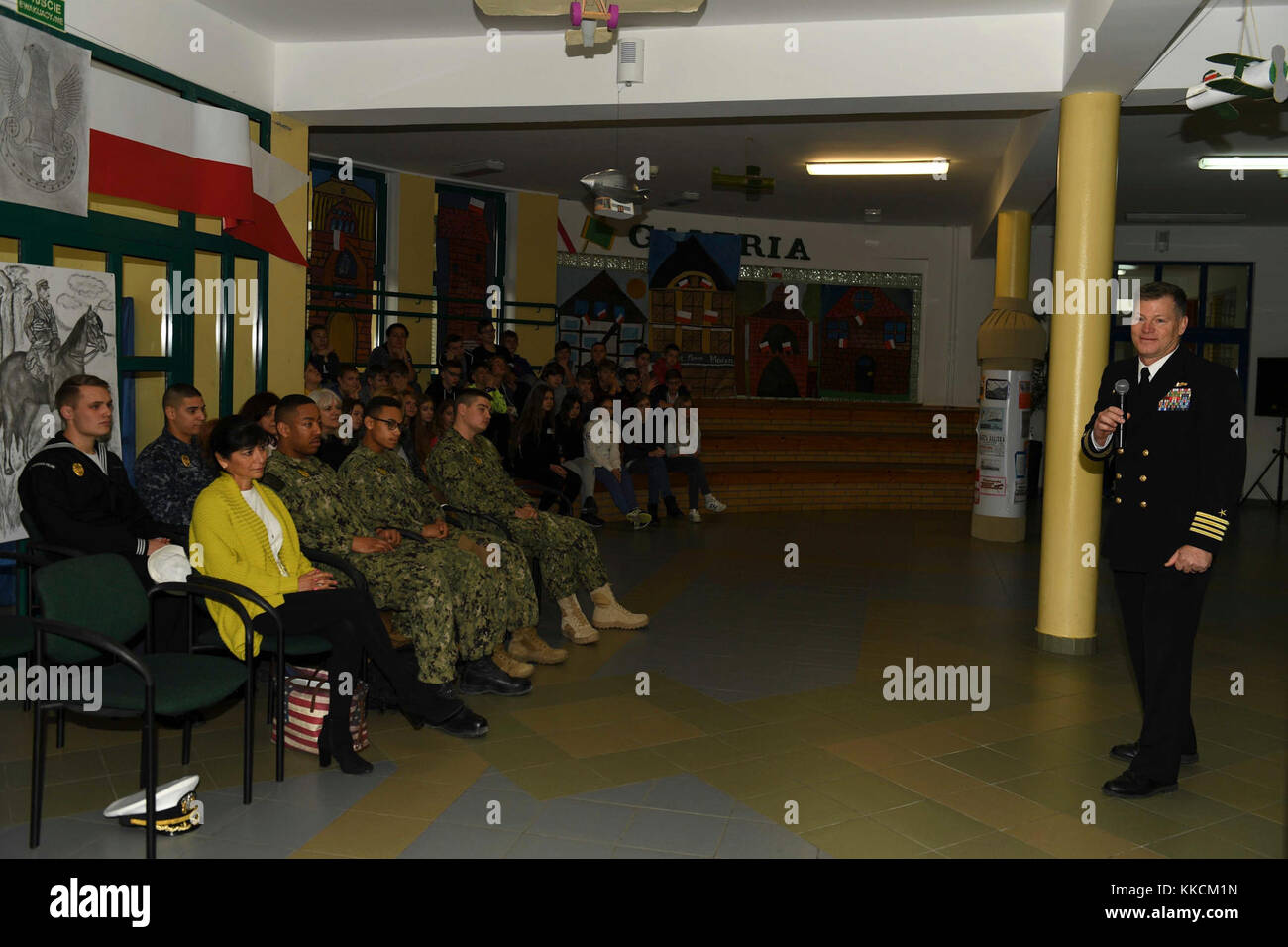 Slupsk, Poland (Nov. 21, 2017). Capt. Rick Gilbert, commanding officer ...