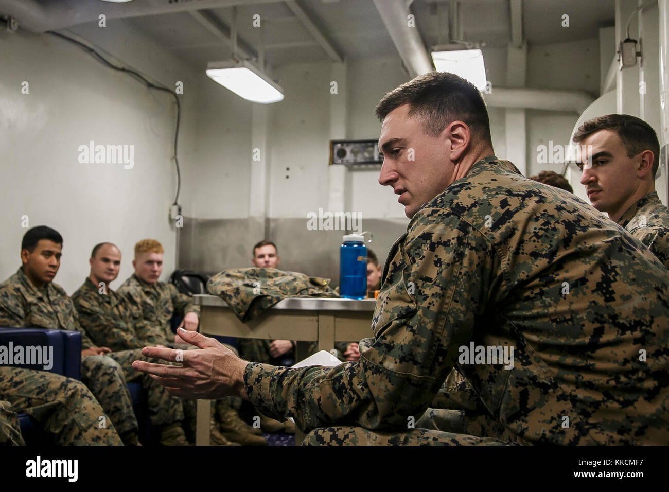 U.S. Marine Corps Sgt. Sean A. O'Neill, an infantryman with Fox Company ...