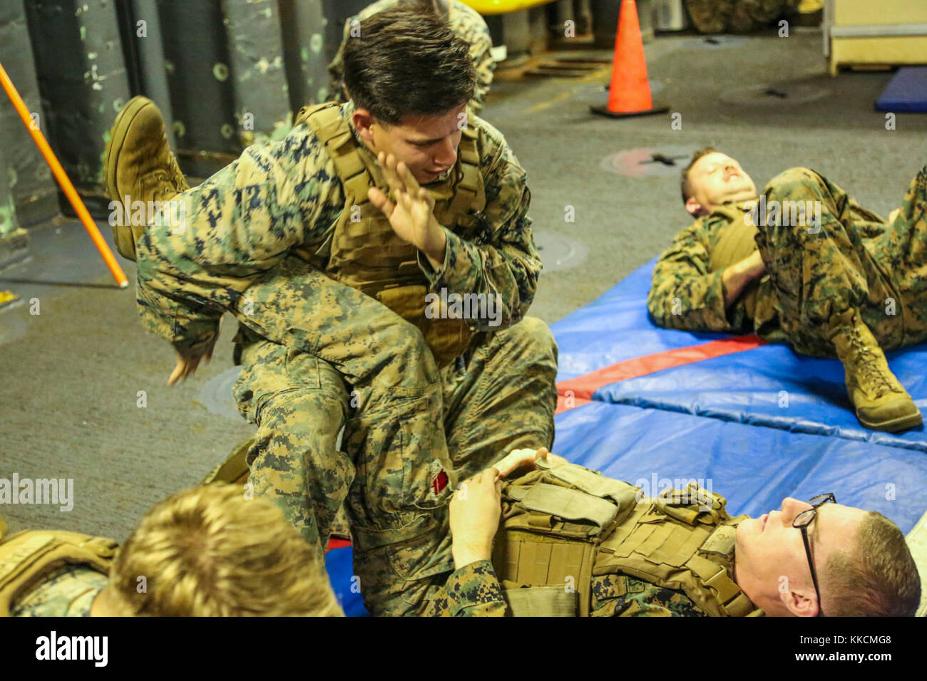 U.S. Marines with Battalion Landing Team 2nd Battalion, 6th Marine ...