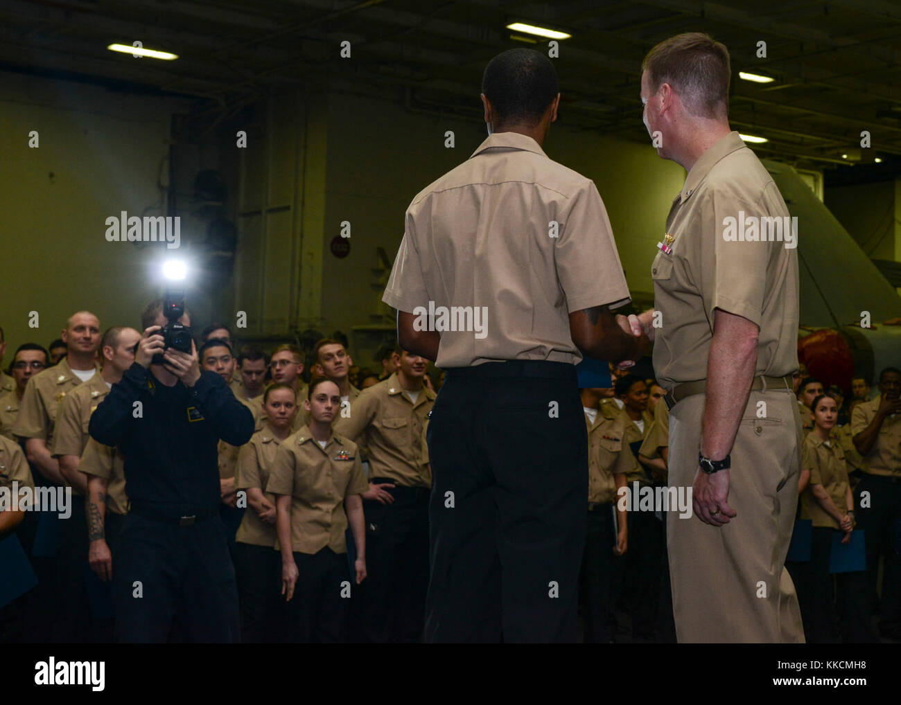 PACIFIC OCEAN (Nov. 24, 2017) U.S. Navy Sailors participate in a ...