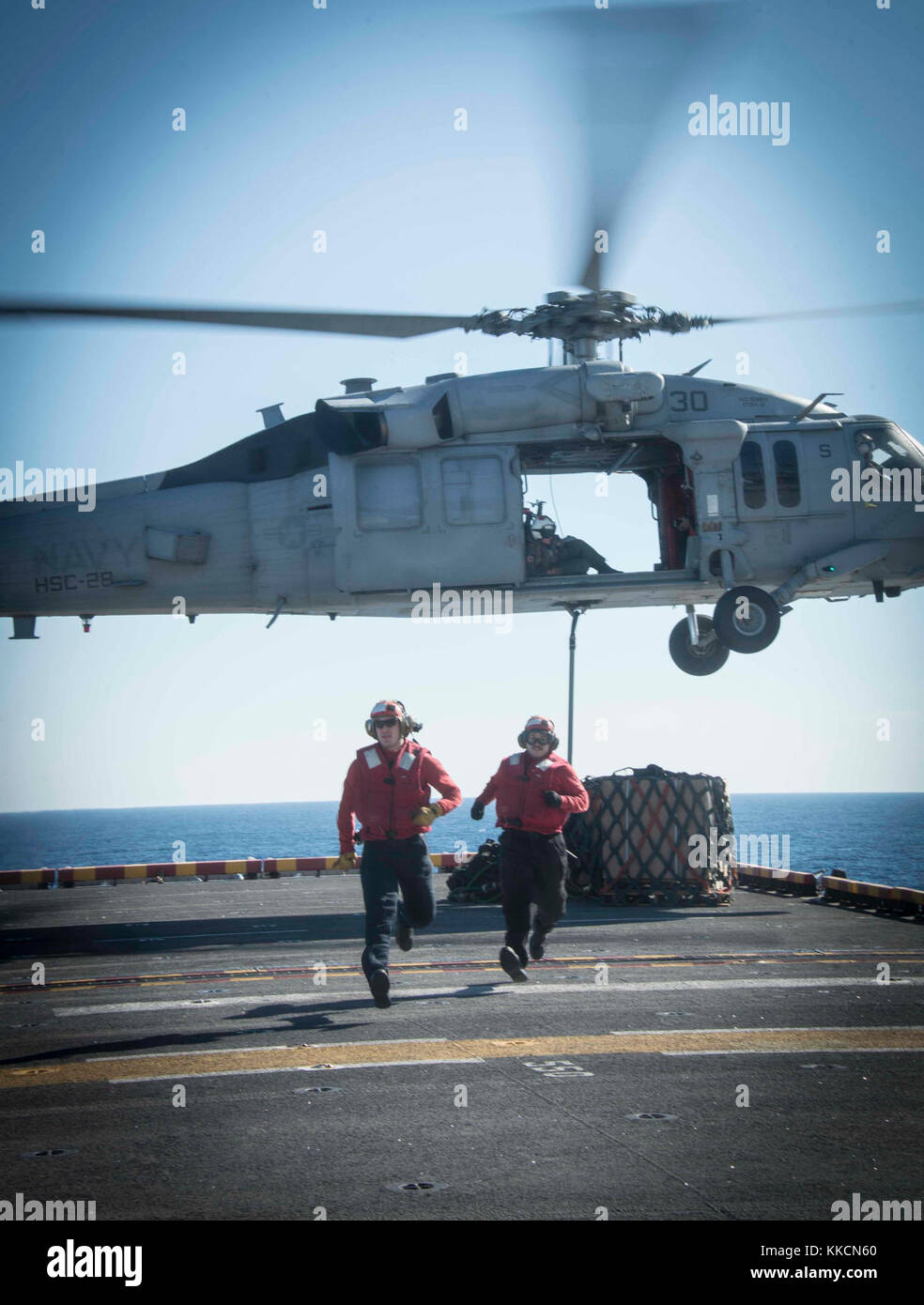 ATLANTIC OCEAN (Nov. 26, 2017) Aviation Ordnanceman 2nd Class William ...