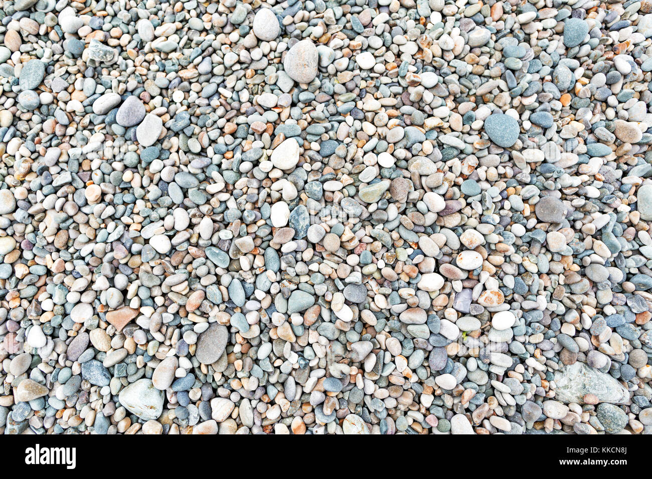 Background from sea pebble. Small stones, top view Stock Photo - Alamy