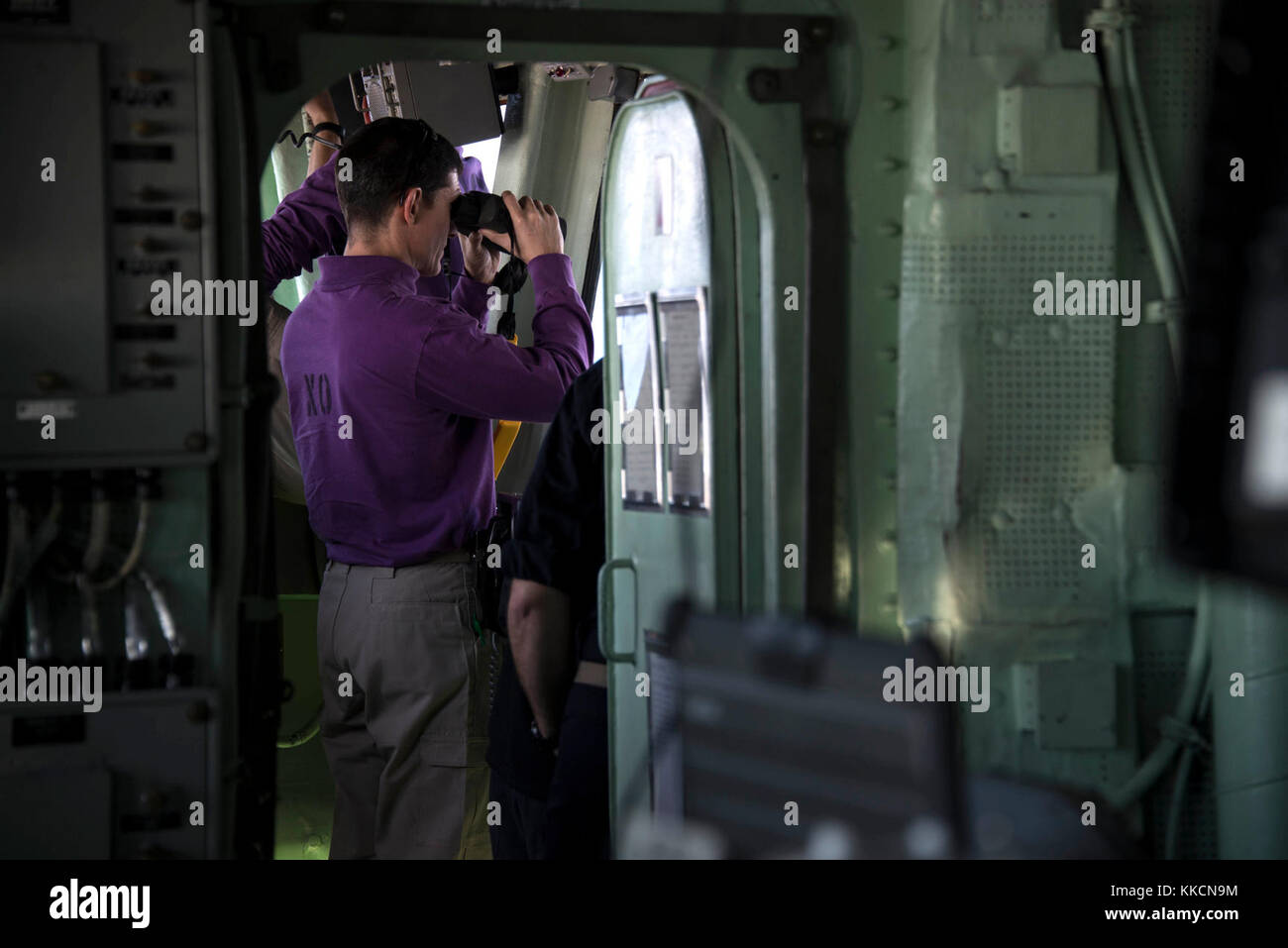 ATLANTIC OCEAN (Nov. 26, 2017) Capt. Darrell Canady, executive officer ...