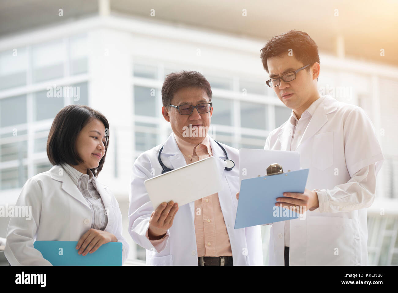 asian medical team outdoor Stock Photo - Alamy