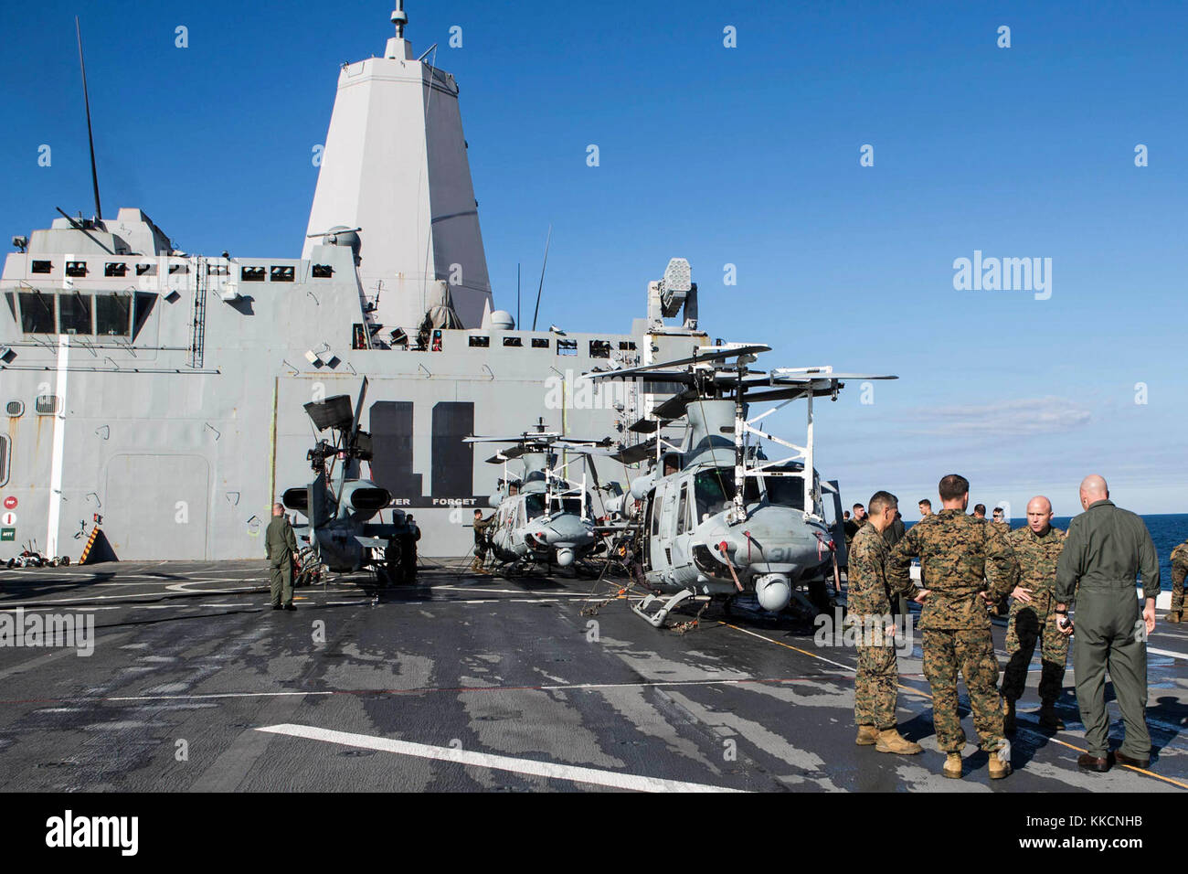 U.S. Marine Corps Col. Farrell J. Sullivan, right, the commanding ...
