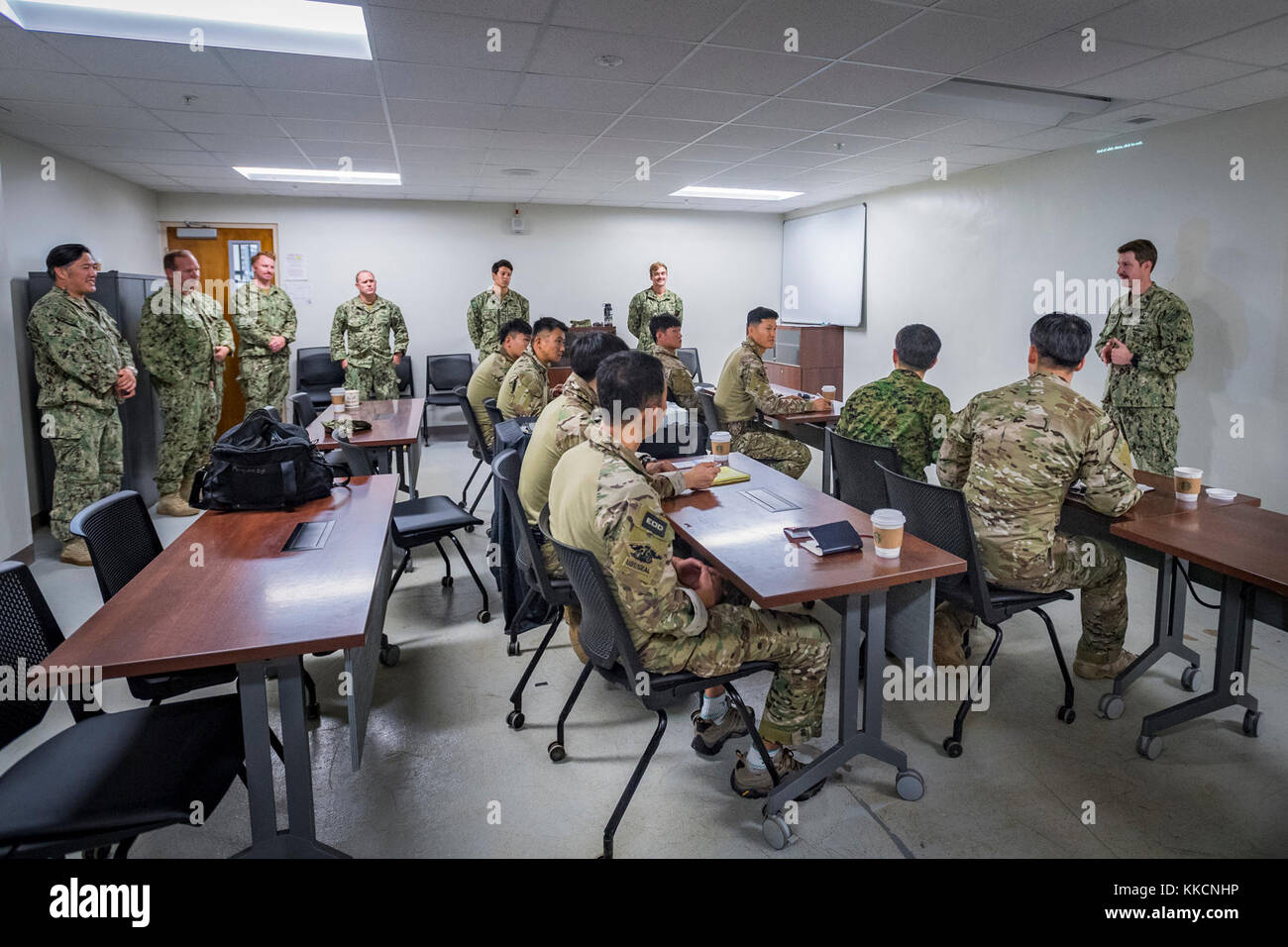 U.S. Navy Cmdr. Mike Tollison, Commanding Officer, Explosive Ordnance ...