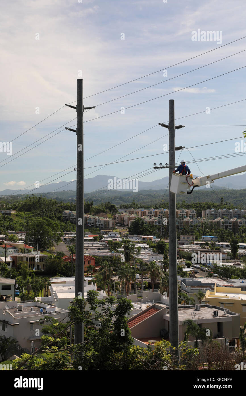 Power grid restoration hi-res stock photography and images - Alamy