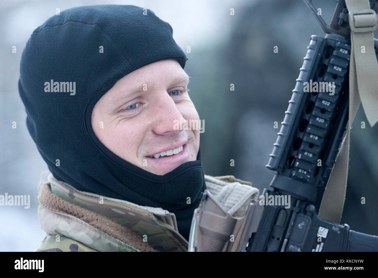 U.S. Air Force Staff Sgt. Ronald Page, assigned to the 3rd Air Support ...