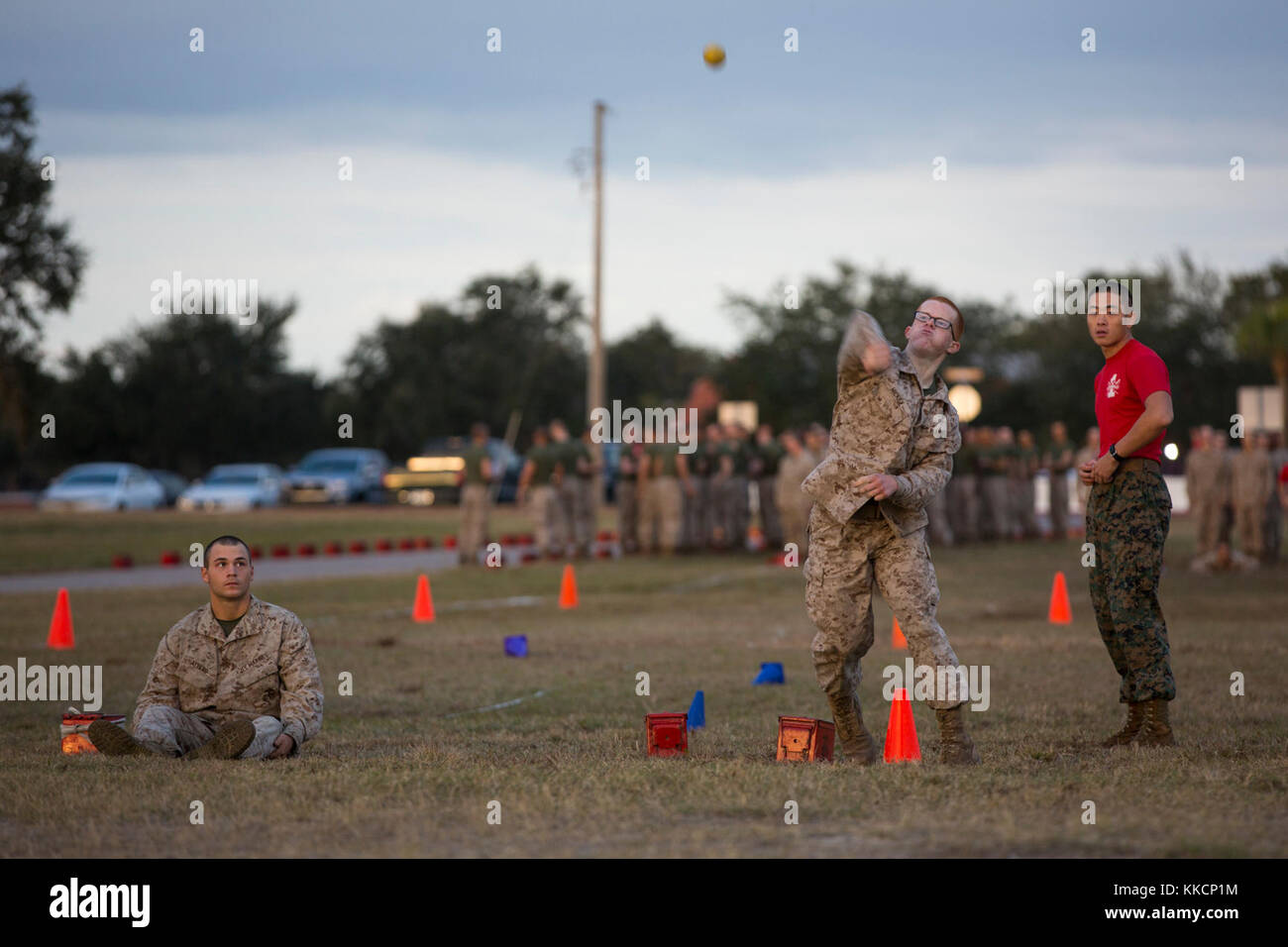 U.S. Marine Corps Rct. Justin Hickey, with Platoon 1089, Bravo Company ...