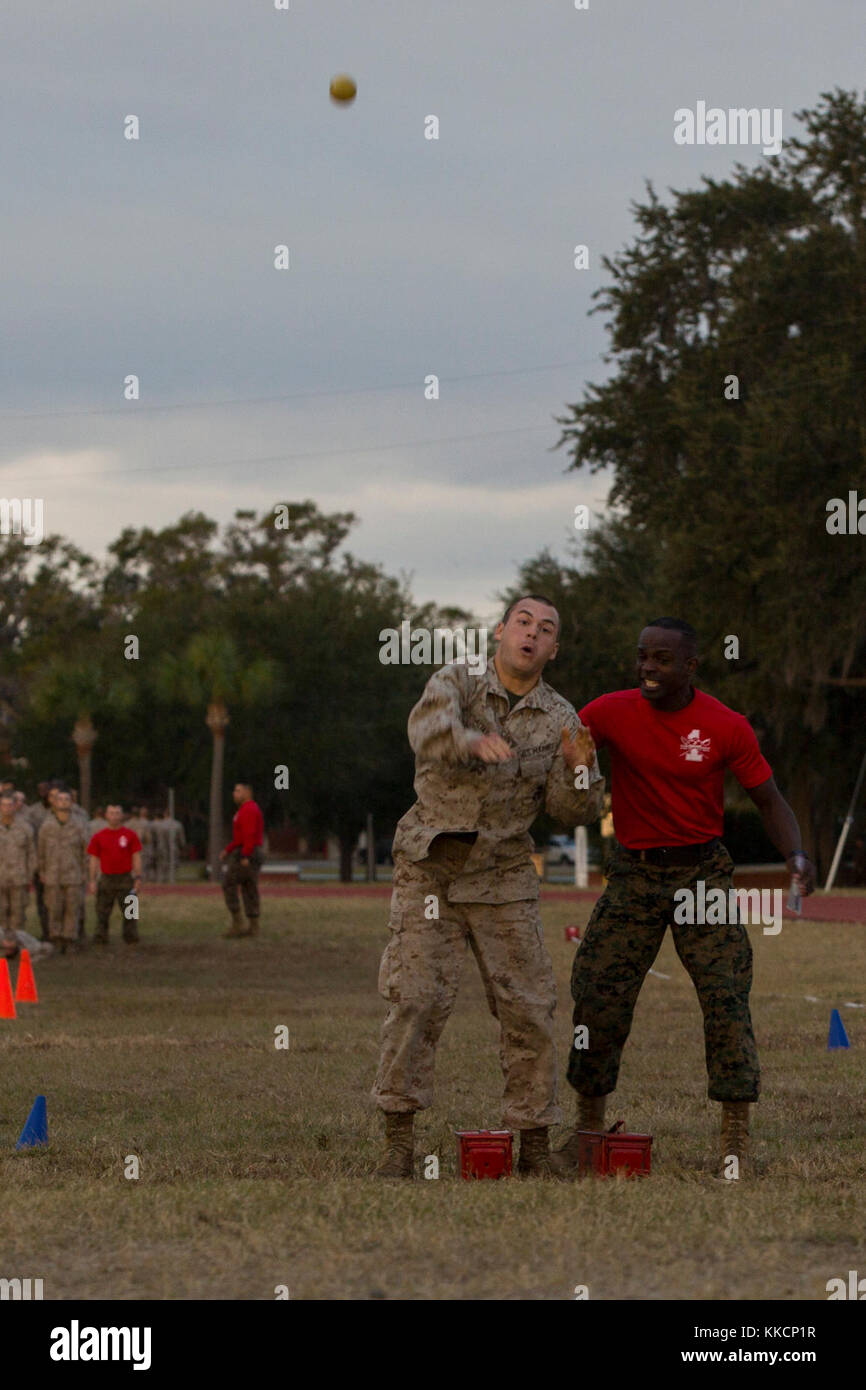 U.S. Marine Corps Rct. Alvaro, with Bravo Company, 1st Battalion ...