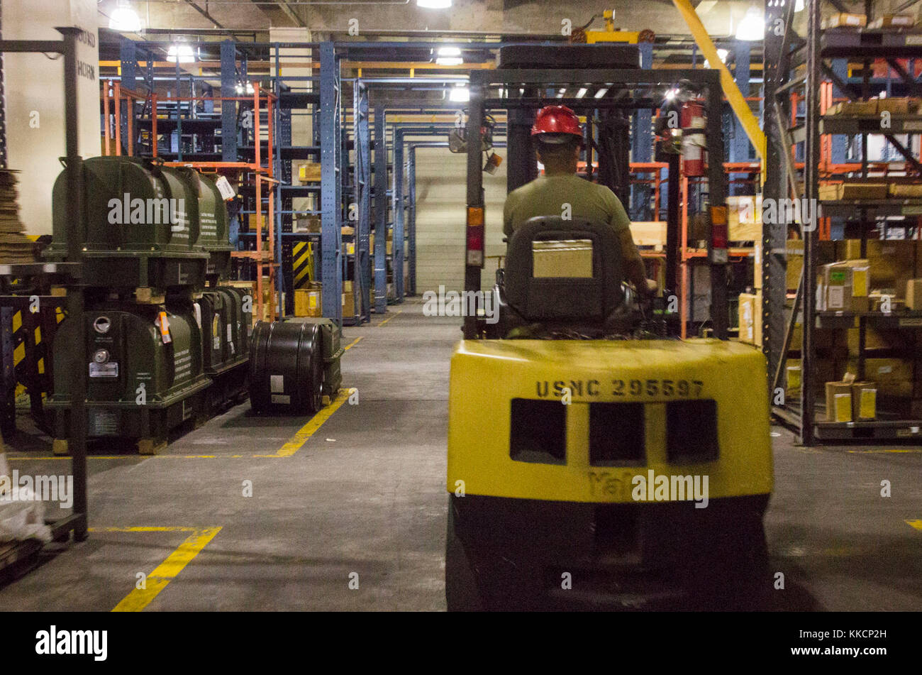 Lance Cpl. Daniel Mora, a supply warehouse clerk with Repairable Issue ...