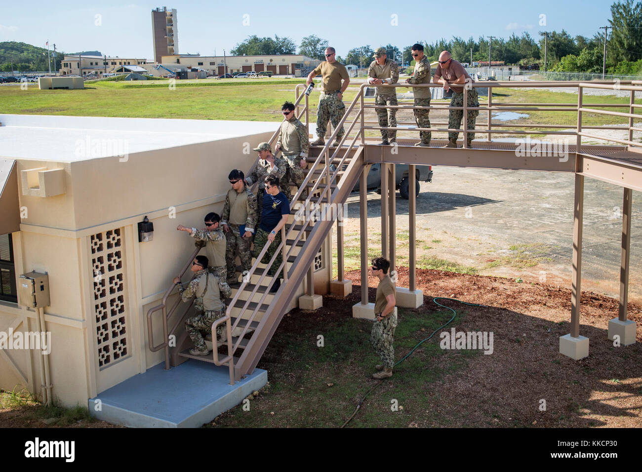 U.S. Navy Explosive Ordnance Disposal Technicians, assigned to ...