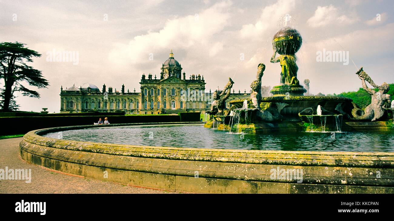 Castle Howard in North Yorkshire, England. Stately home of the Howard ...