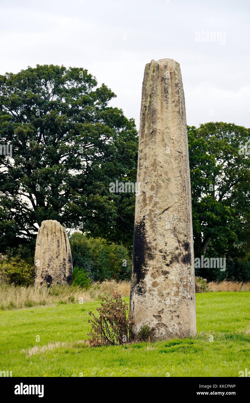 The Devils Arrows, Boroughbridge, North Yorkshire, England. Two ...