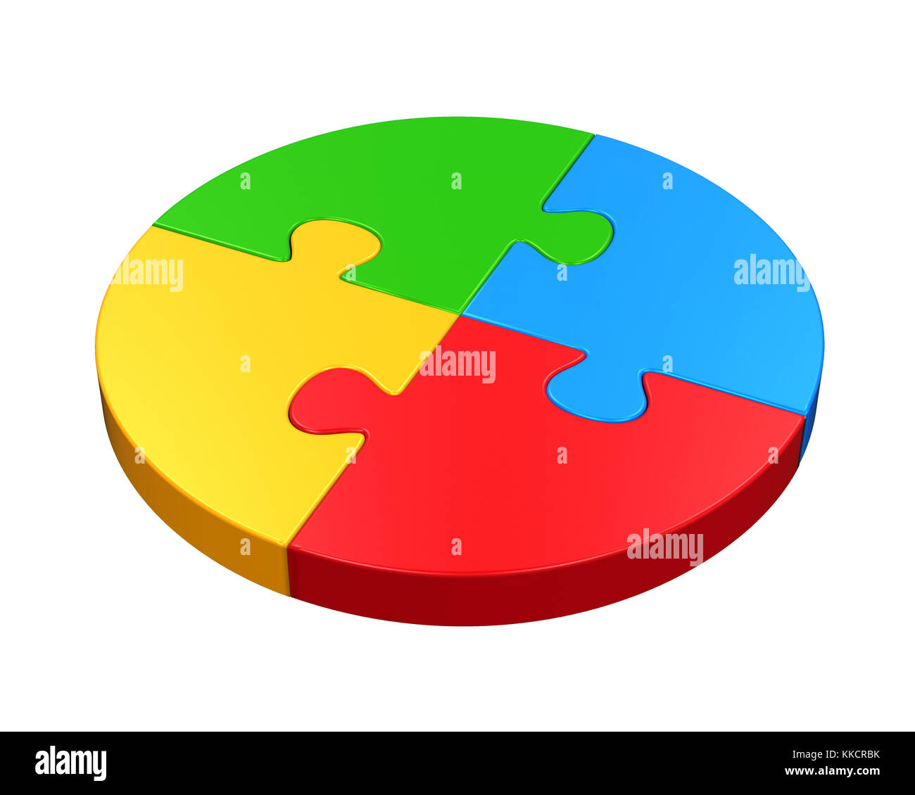 Jigsaw puzzle infographic template hi-res stock photography and images ...