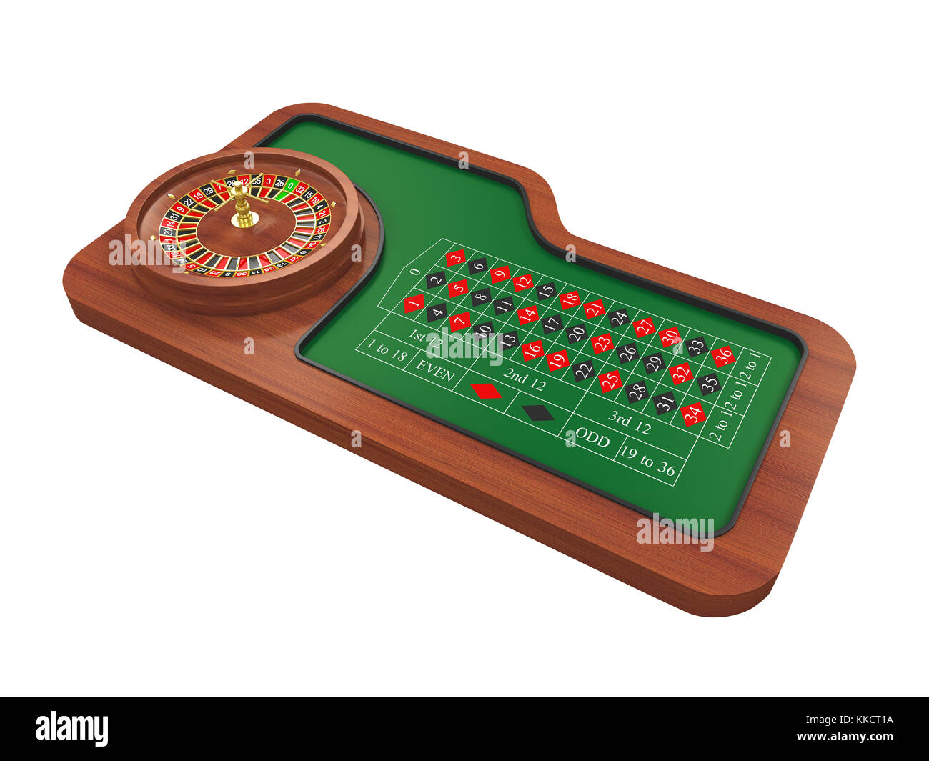 Casino Roulette Wheel Isolated Stock Photo - Alamy