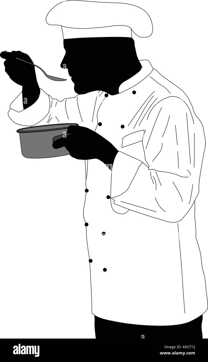 Preparing sauce Stock Vector Images - Alamy