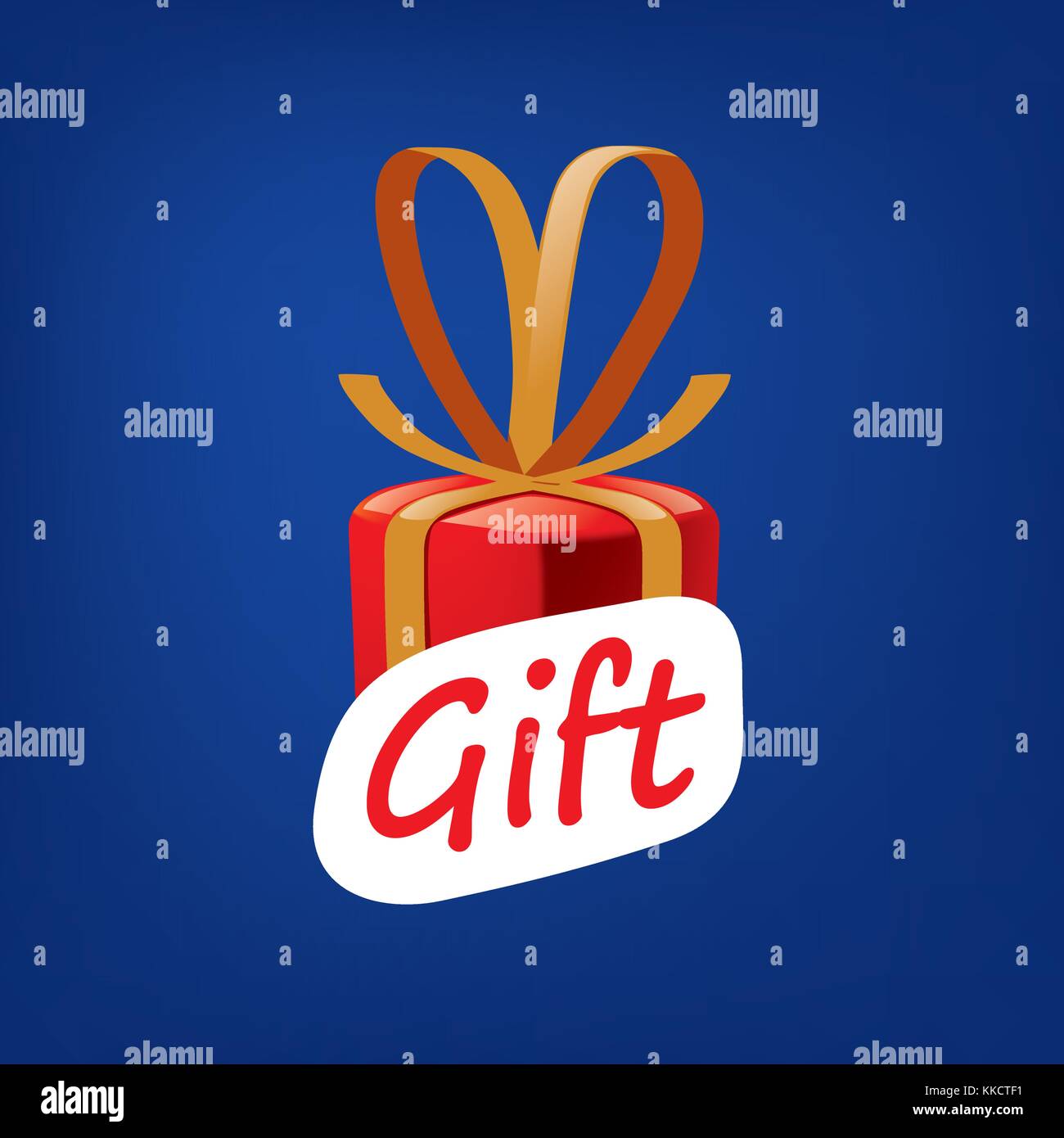 vector logo gift Stock Vector Image & Art - Alamy