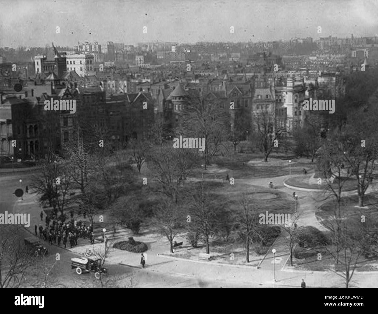 Design circle aerial Black and White Stock Photos & Images - Alamy
