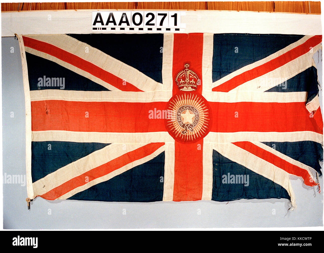 The flag of the Governor General of India. A machine-sewn Union Flag in ...