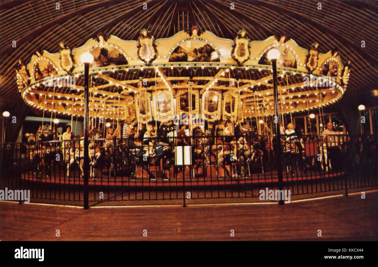 1964 Dorney Park Merry Go Round Stock Photo - Alamy
