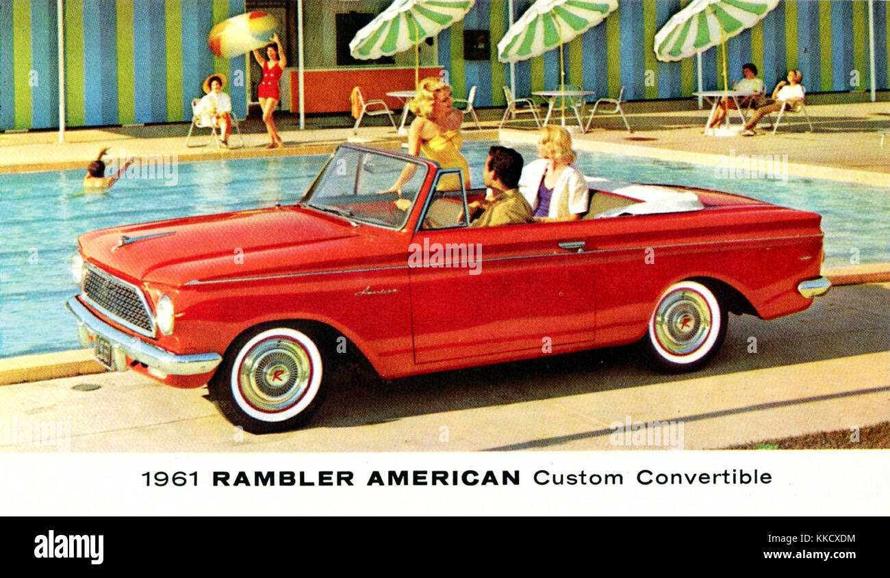 1961 Rambler American Custom Convertible (9691875302 Stock Photo - Alamy