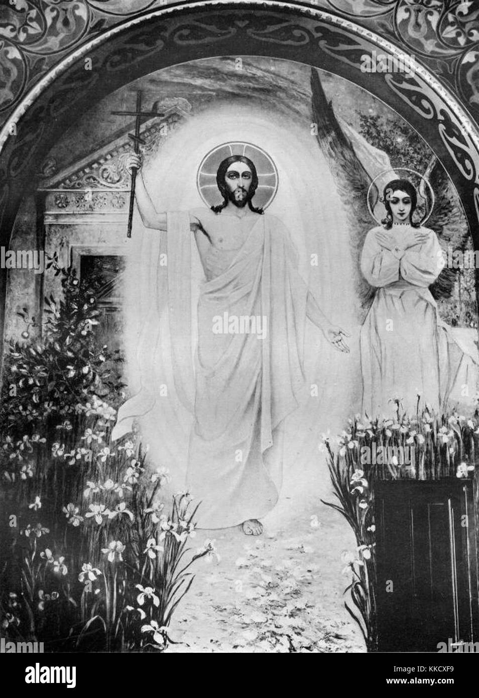 Resurrection of christ easter Black and White Stock Photos & Images - Alamy