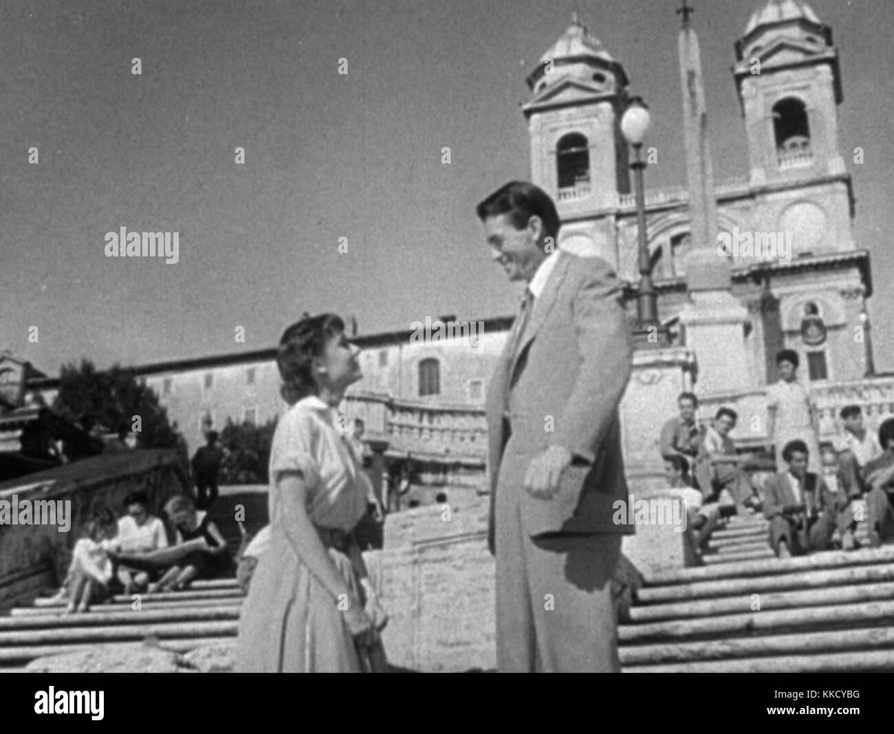 Audrey hepburn and gregory peck Black and White Stock Photos & Images ...