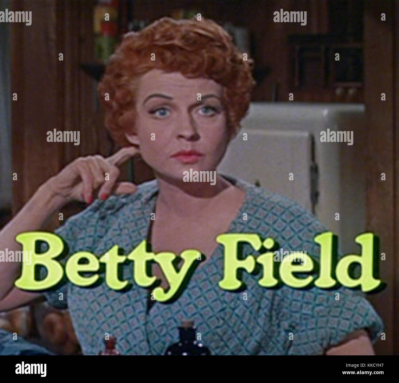 Betty Field in Bus Stop trailer cropped Stock Photo - Alamy
