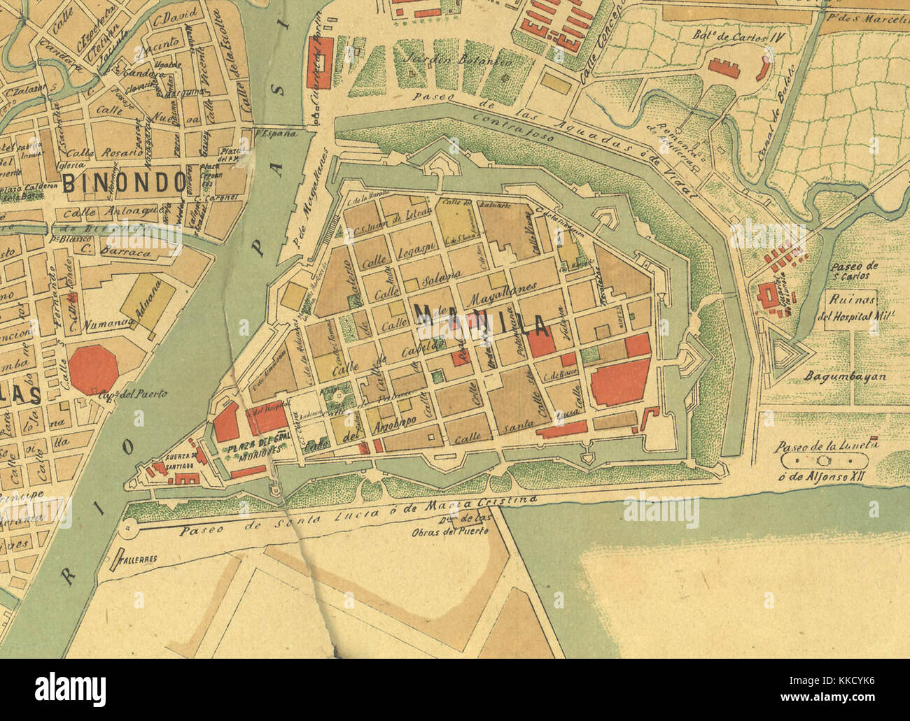 Intramuros Manila 1898 Stock Photo - Alamy