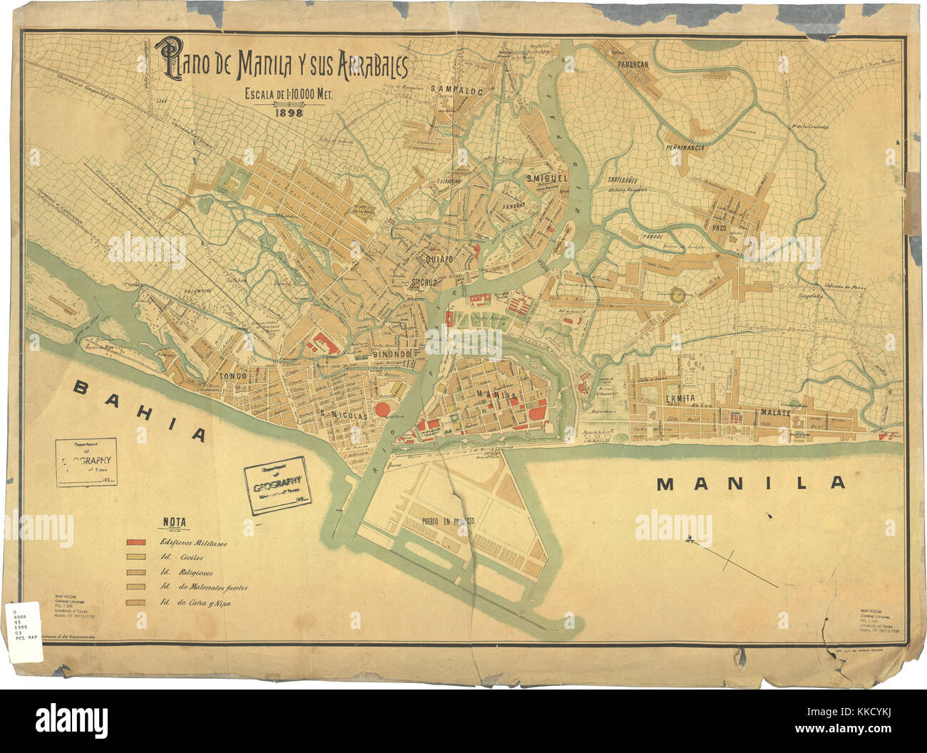 Manila and suburbs 1898 Stock Photo - Alamy