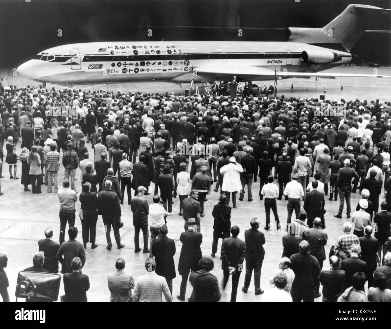 Boeing 727-200 N474DA (P49355 Stock Photo - Alamy