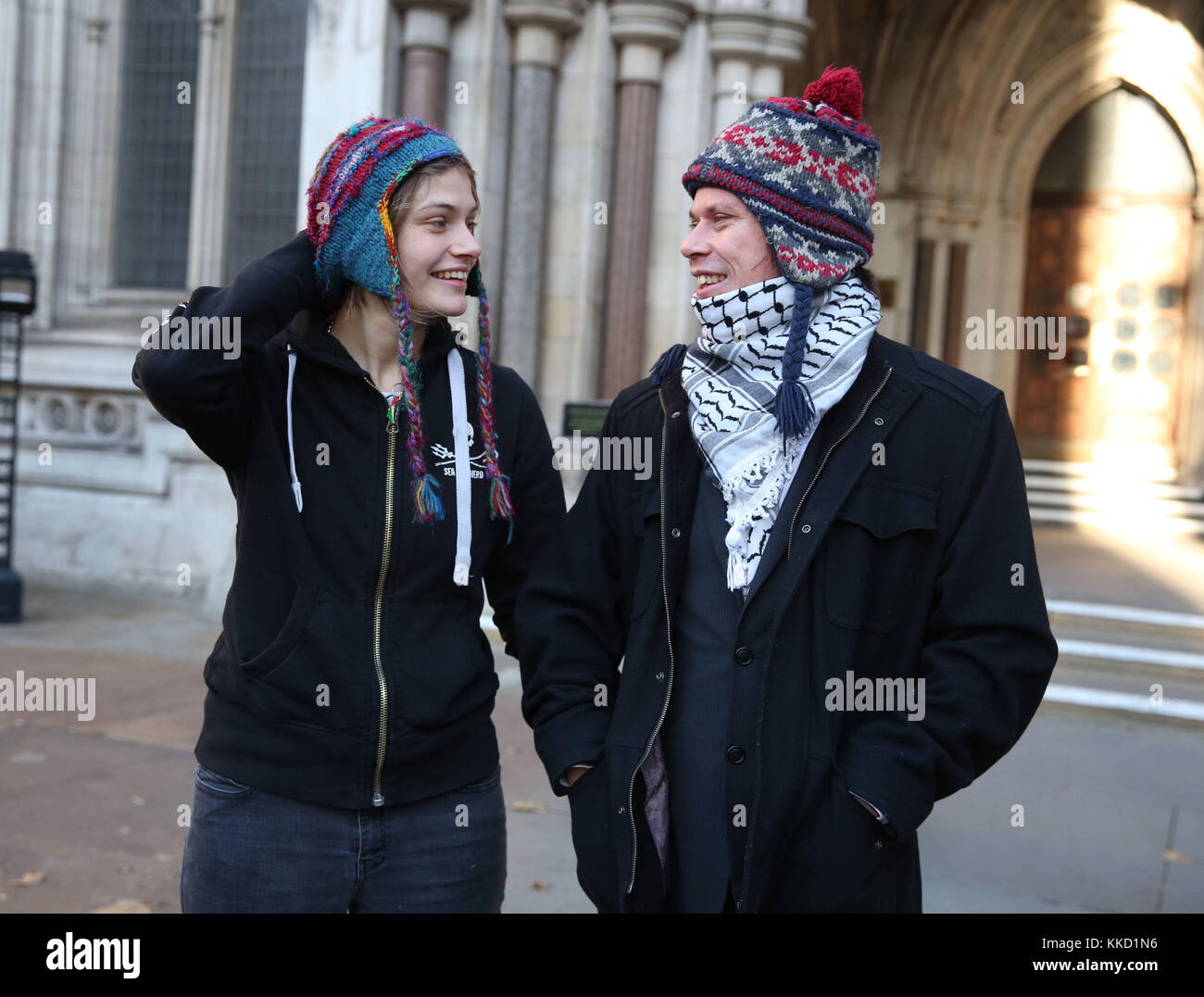 Alleged computer hacker Lauri Love, his girlfriend Sylvia Mann ...