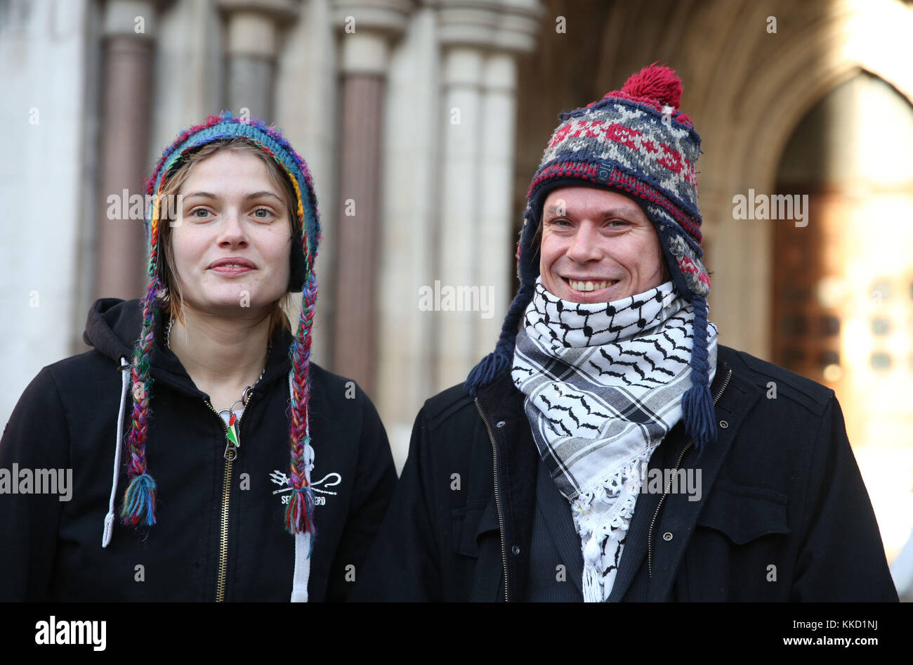 Alleged computer hacker Lauri Love, his girlfriend Sylvia Mann ...