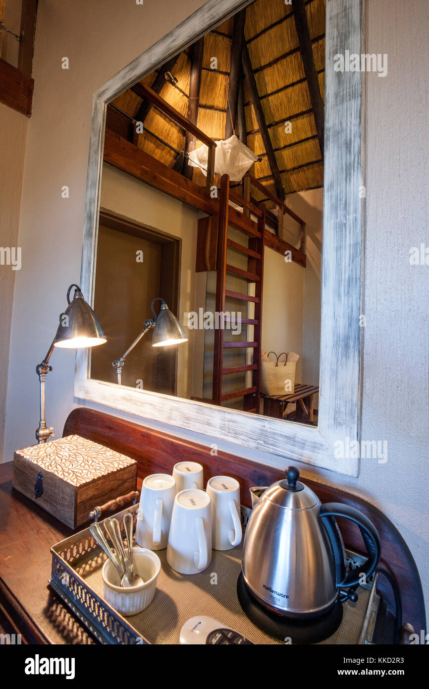 Loft Room Interior at Onguma Bush Camp, Onguma Game Reserve, Namibia ...