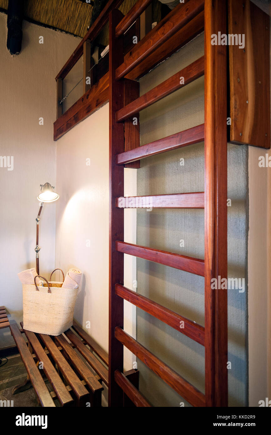 Loft Room Interior at Onguma Bush Camp, Onguma Game Reserve, Namibia ...