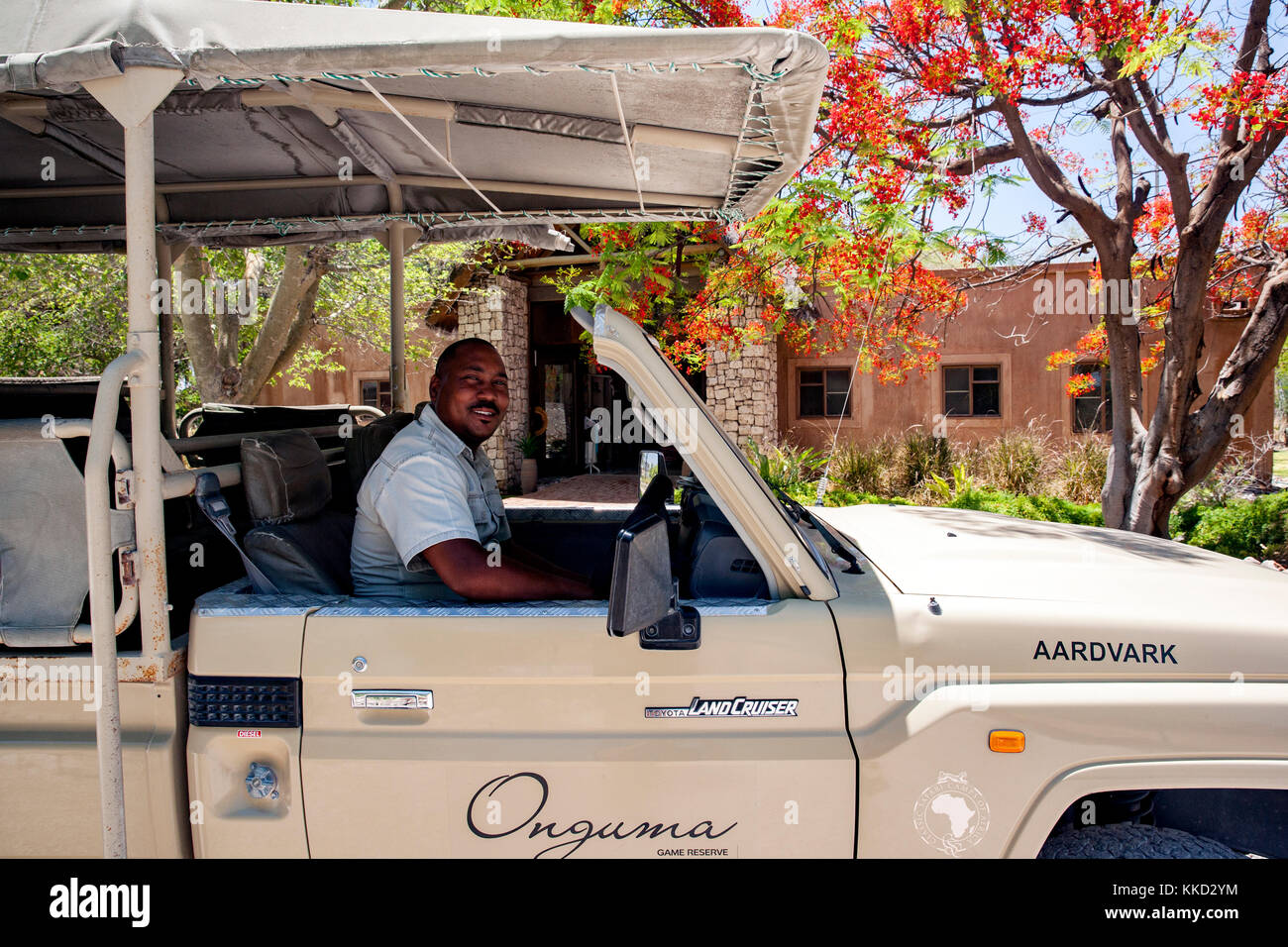 Safari Guide at Onguma Bush Camp, Onguma Game Reserve, Namibia, Africa ...