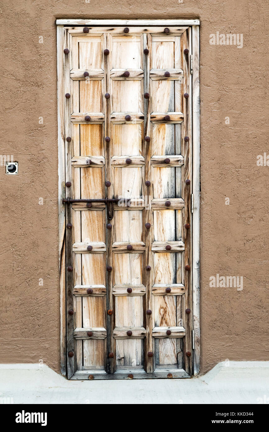 Decorative Wooden Door at Onguma The Fort, Onguma Game Reserve, Namibia ...