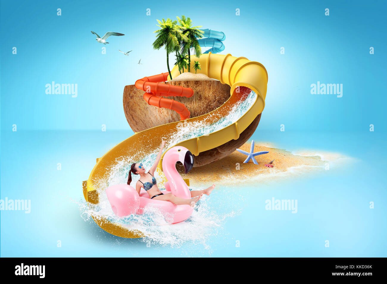 Hot Summer Theme - Graphic visual design 005 Stock Photo - Alamy