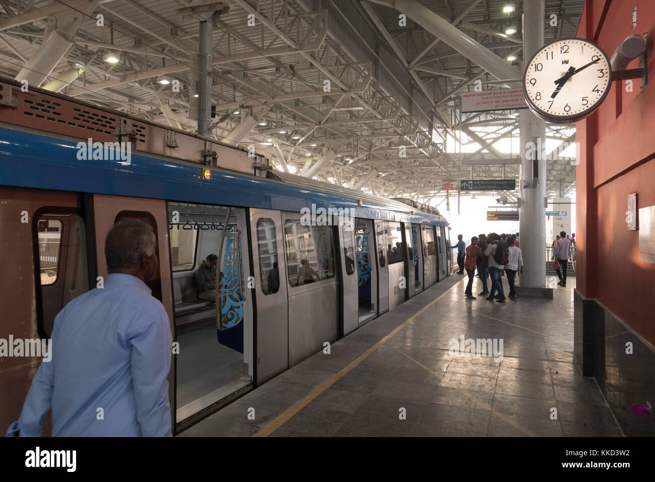 Hyderabad metro rail hi-res stock photography and images - Alamy
