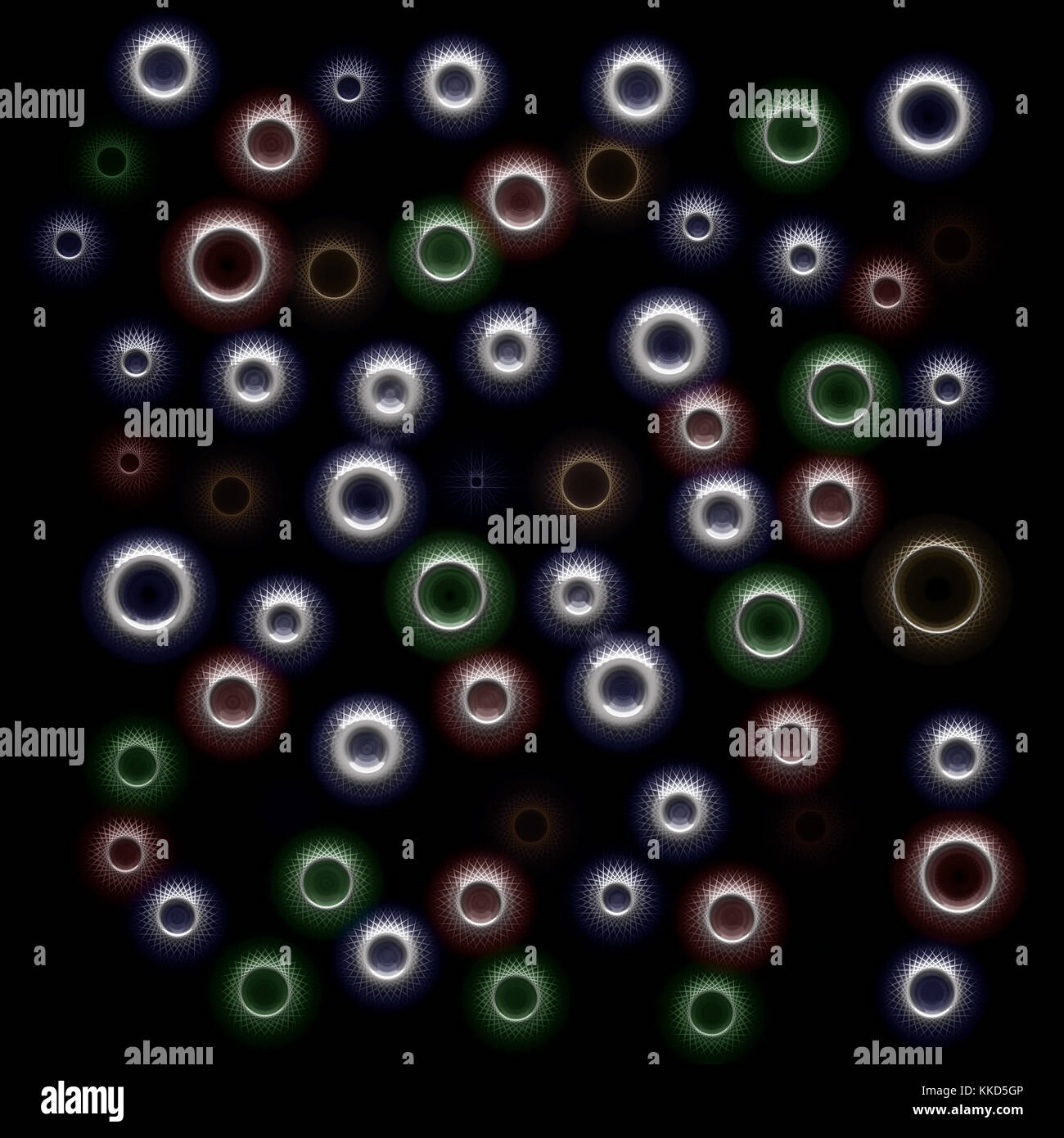 Colorful circles and stars Stock Photo - Alamy