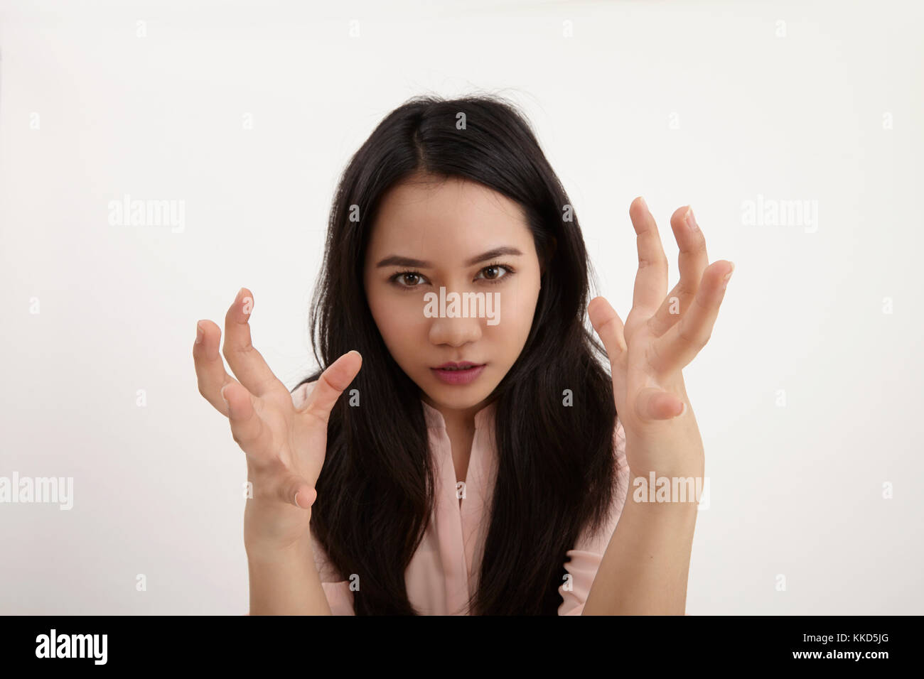 Angry malay woman hand hi-res stock photography and images - Alamy