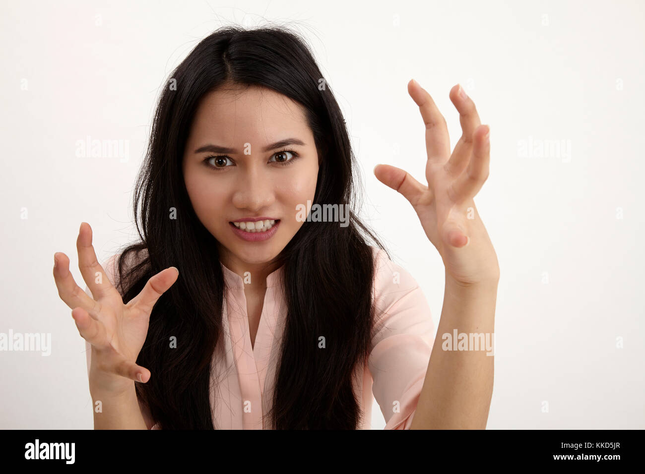 Angry malay woman hand hi-res stock photography and images - Alamy