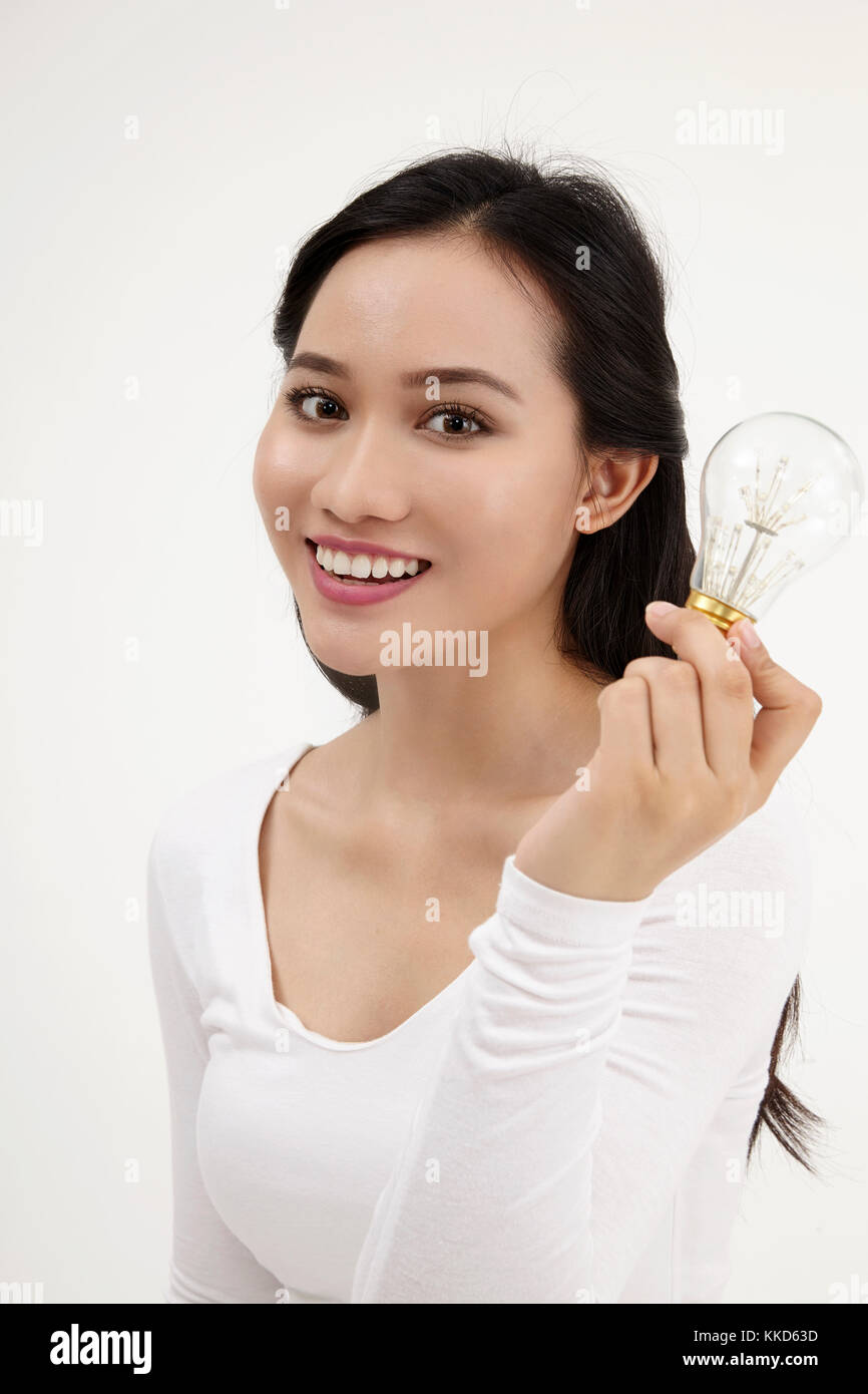 Businesswoman holding electric glass hi-res stock photography and ...