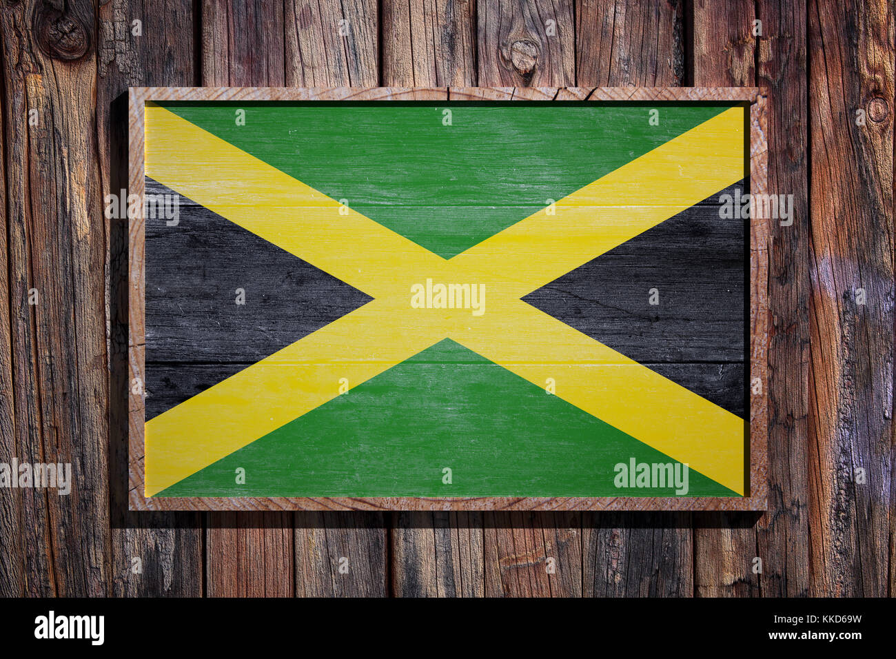 Flag jamaica jamaican banner on hi-res stock photography and images - Alamy