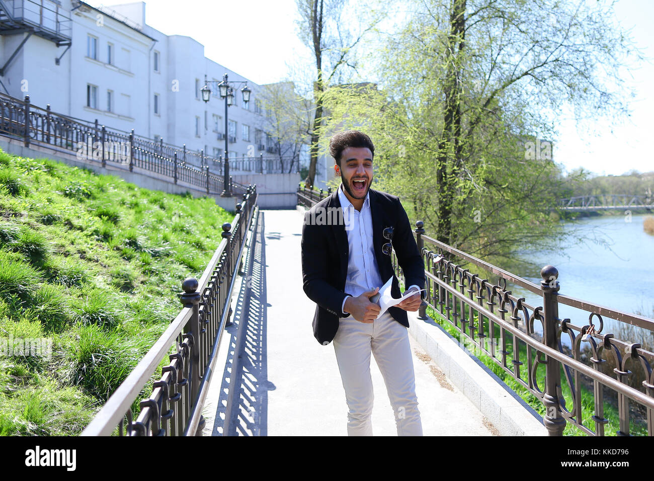 Secret agent under cover Stock Photo - Alamy