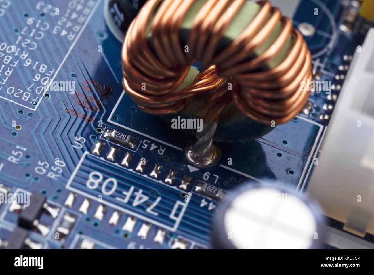 Motherboard processor close up shot hi-res stock photography and images ...