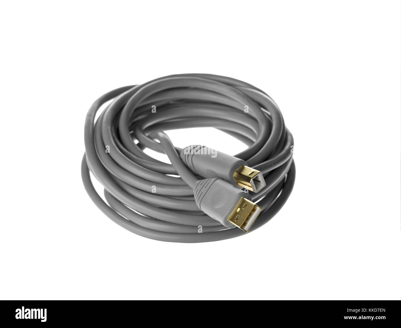 computer usb cable Stock Photo - Alamy